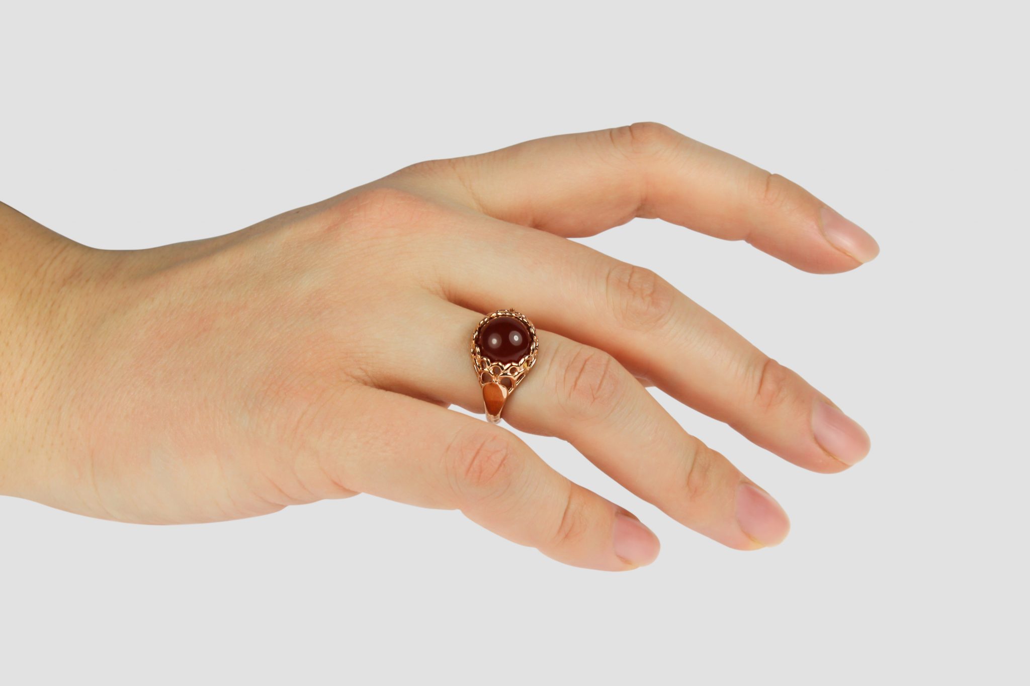 Protea Ring ~ Carnelian | KATA Jewellery | Protea Collection