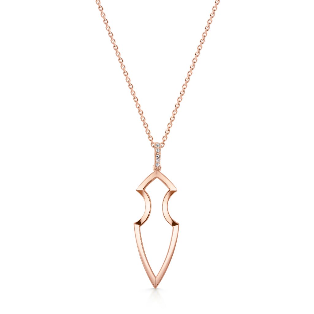 Kali Pendant | Diamond Top Spear | KATA Jewellery Collection